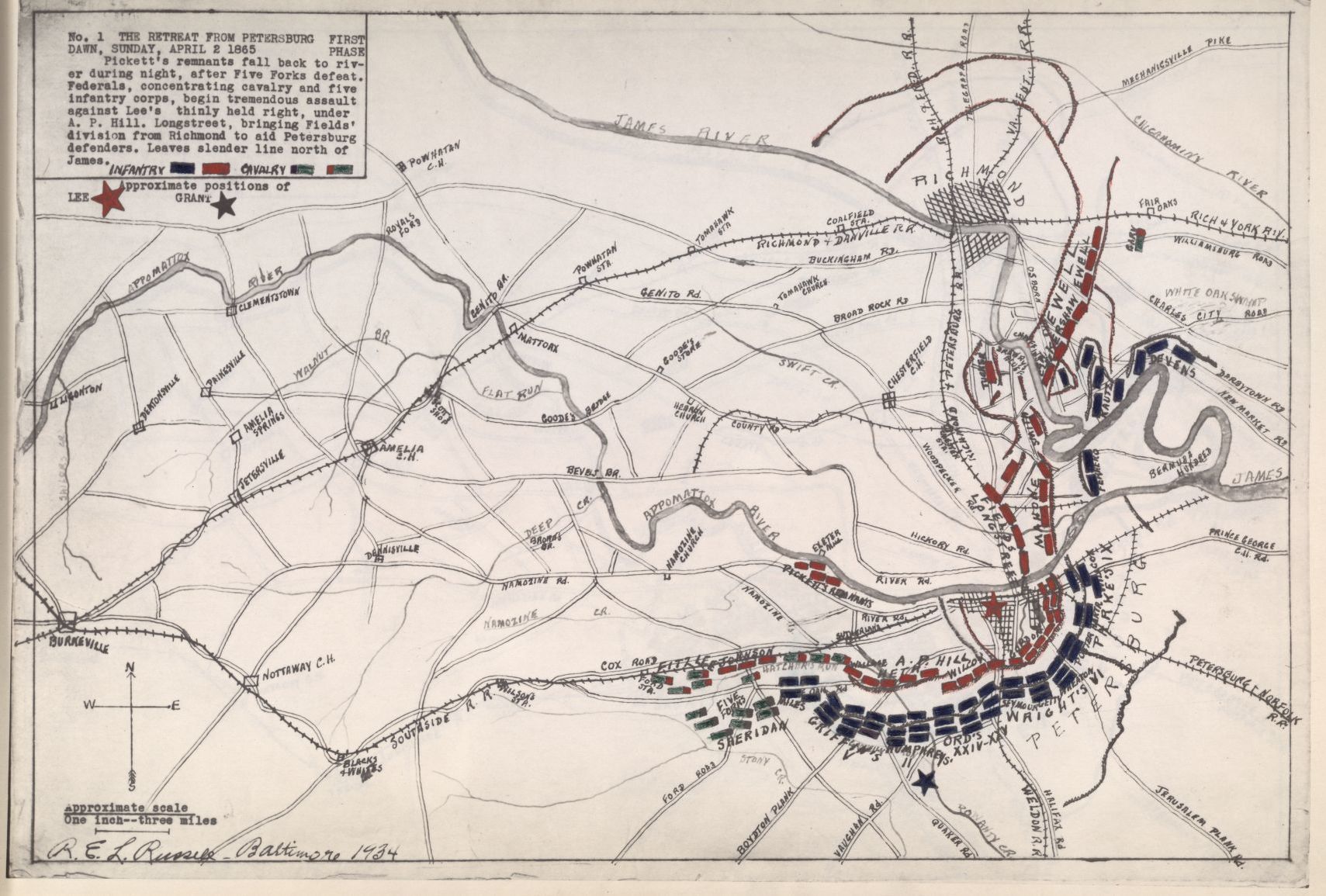 Lee's Retreat: Radio Message Scripts - Civil War Traveler
