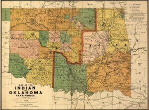 Oklahoma (Indian Territory) - Confederate Military Activity Civil War ...